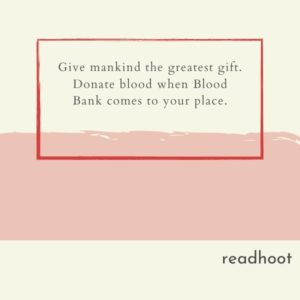120+ Blood Donation Slogans, Quotes (Blood Donation Posters)